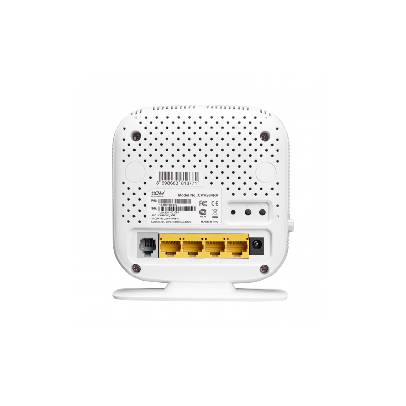 CNET CVR984RV, 4 Port, 2.4Ghz Wifi, 300Mbps, 2x3dBi Dahili Anten, VDSL2 ...